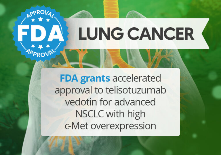 FDA grants accelerated approval to telisotuzumab vedotin for advanced ...